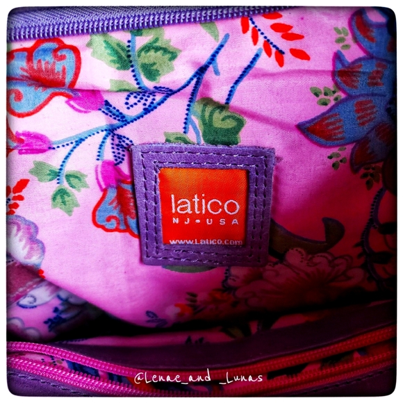 latico | Bags | Latico New Jersey Leather Bag Lavender Purple Euc ...